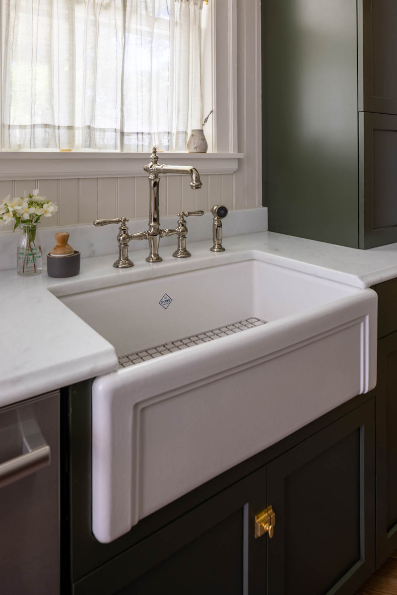 Vintage Colonial Meets Parisian Café | McGuire + Co. Kitchen & Bath